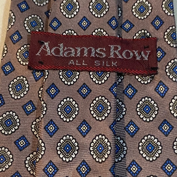 Adams | Accessories | Adams Blue And Taupelight Brown New Tie | Poshmark